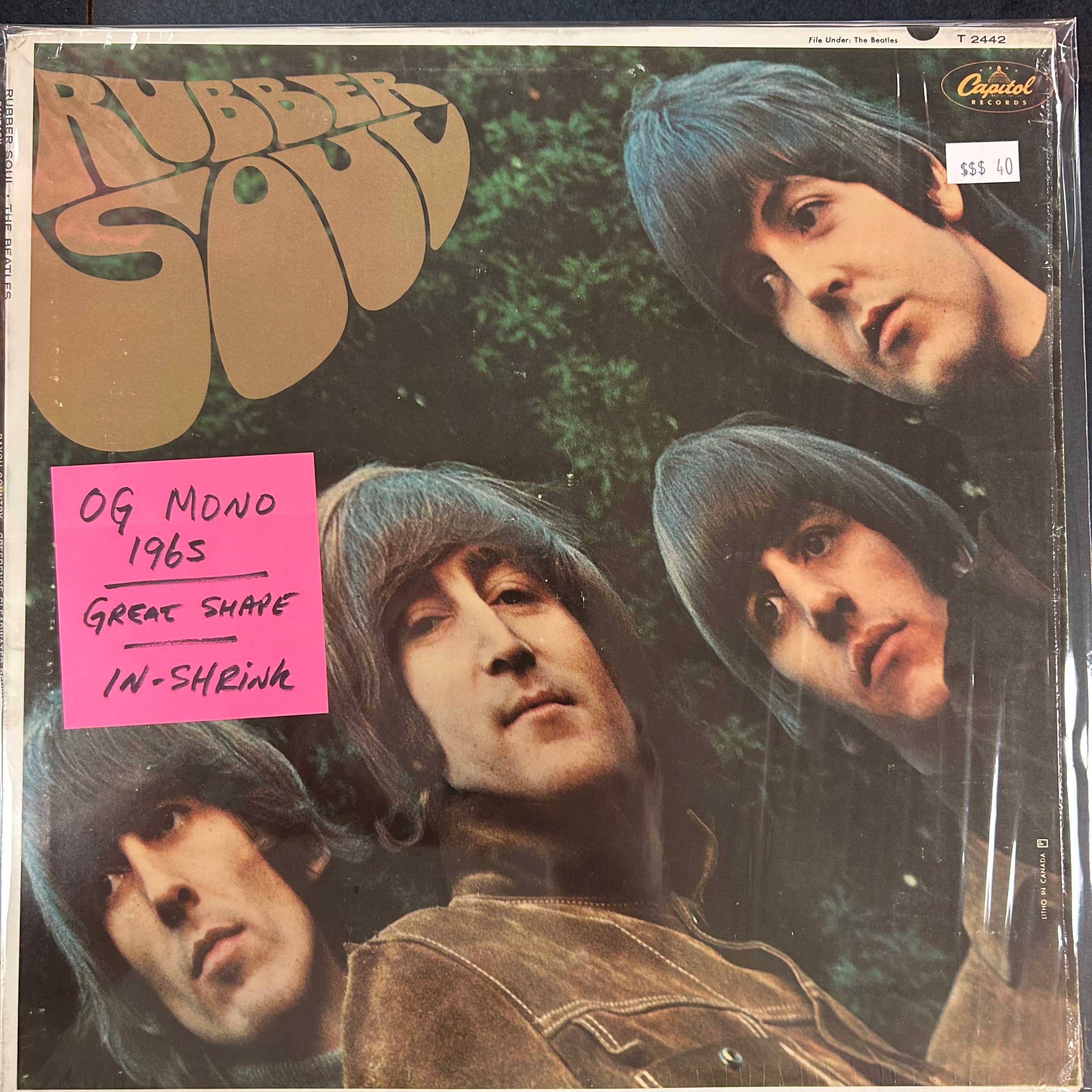 BEATLES = RUBBER SOUL (MONO) (CDN 1965) (USED) – Legend Records // Ottawa