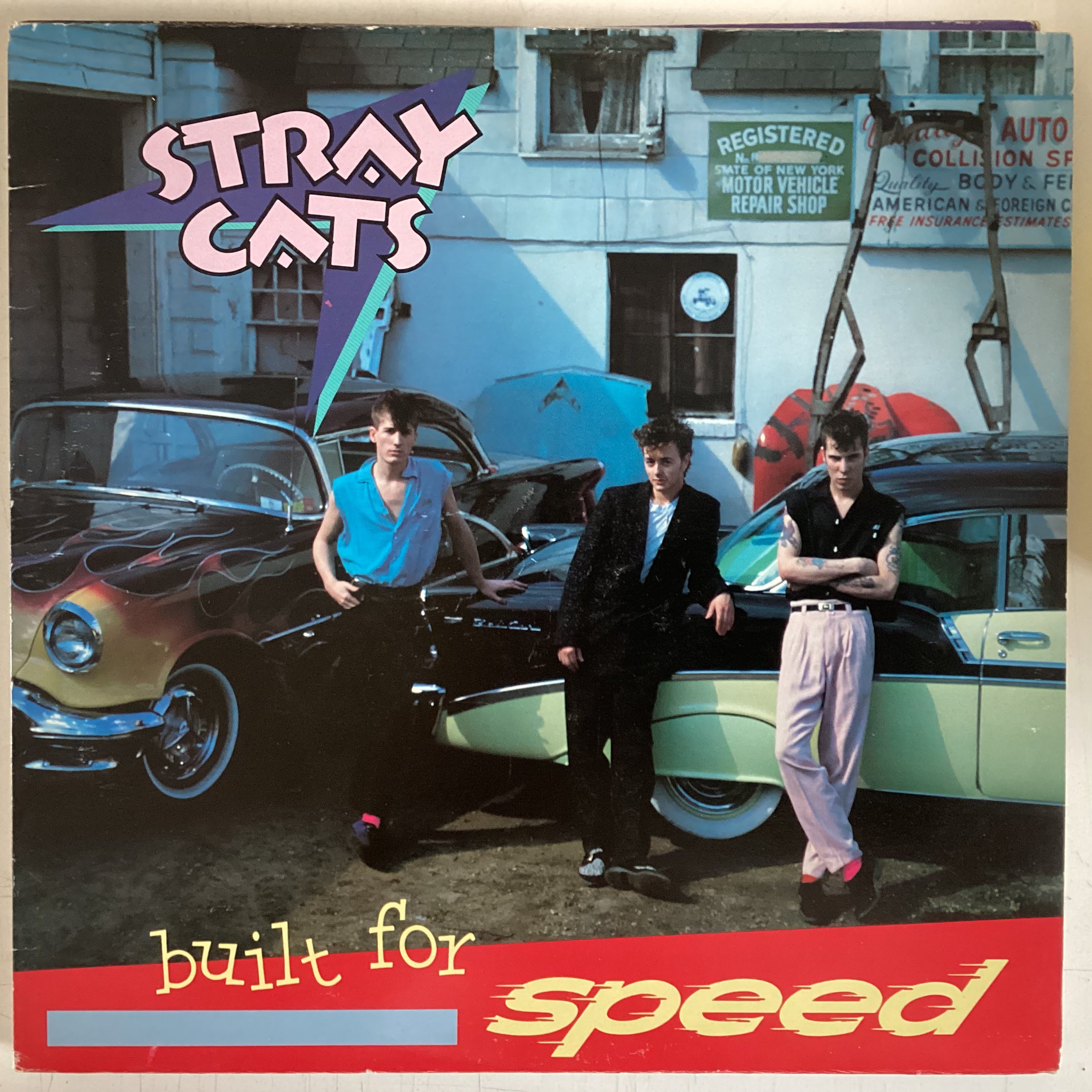 STRAY CATS = BUILT FOR SPEED (CDN 1982) (USED) – Legend Records // Ottawa